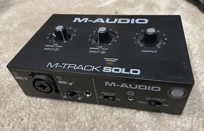 M-Audio M-Track Solo USB Audio Interface - Works great! | eBay