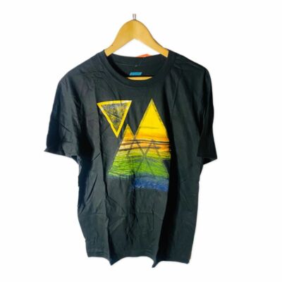 Oxide Geo Triangle Design Short Sleeve T-Shirt BLACK LARGE | eBay