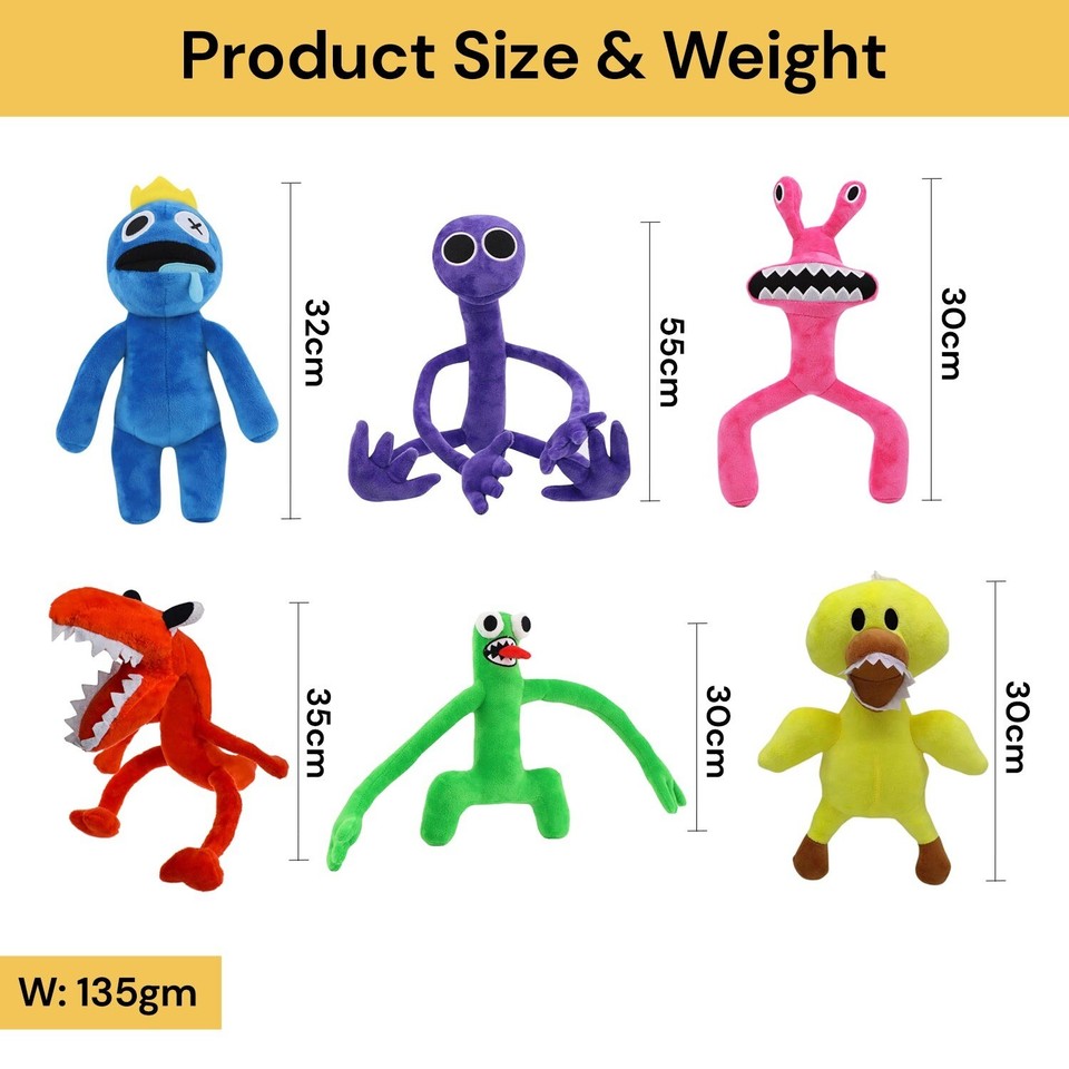 Toy Soft Toy Rainbow Friends Roblox Toy Plush Toy Cartoon Plush Stuffed ...