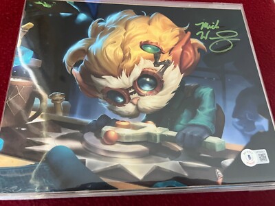 Mick Wingert (Heimerdinger/League of Legends) Signed 8x10 Photo ...