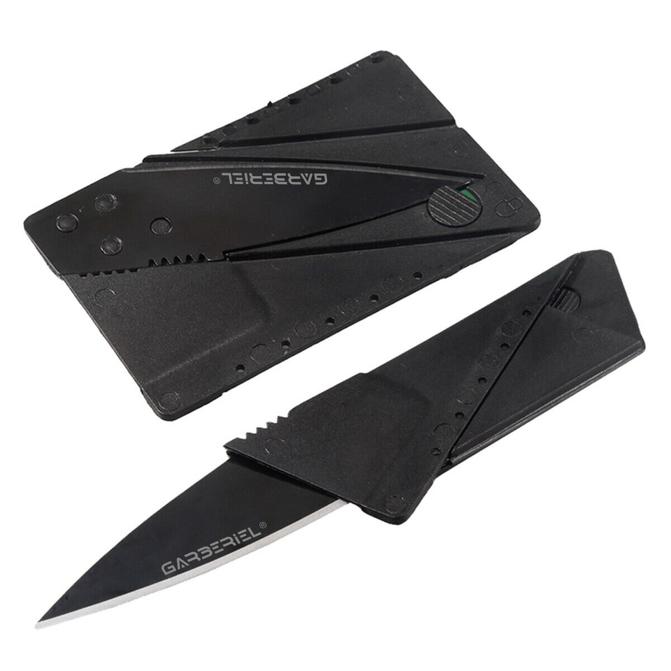 Lot Portable Credit Card Knives Folding Wallet Thin Pocket Survival ...