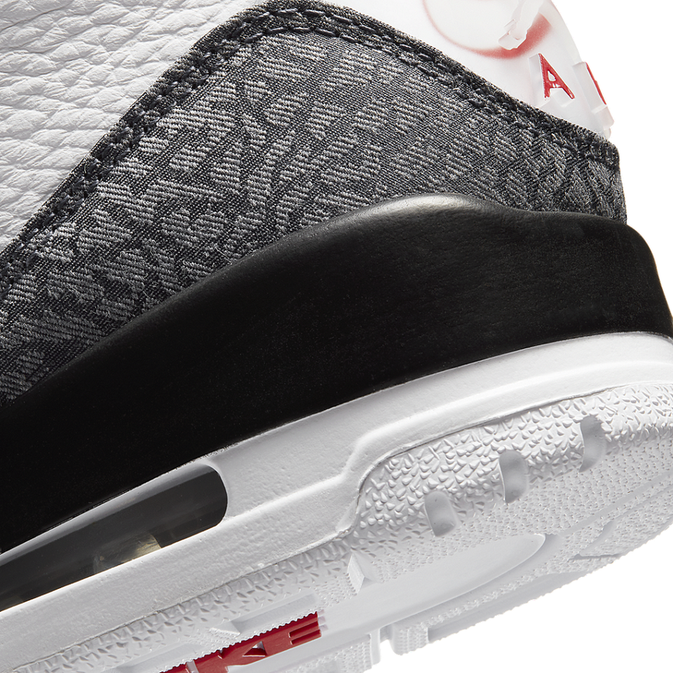 Nike Air Jordan 3 Retro SE-T CO JP Fire Red Denim CZ6433-100 Men's US7 ...