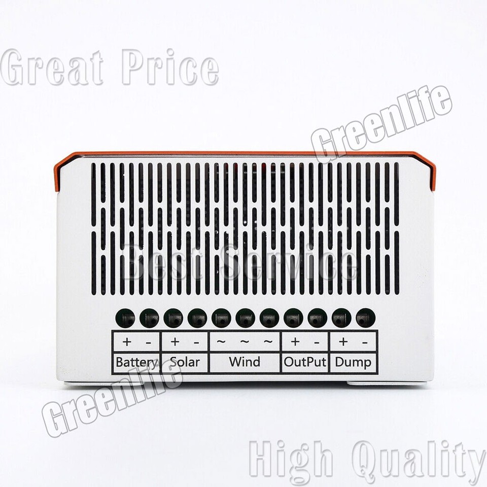 3000W Dual MPPT Hybrid Solar Wind Turbine Charge Controller DC 48V W ...