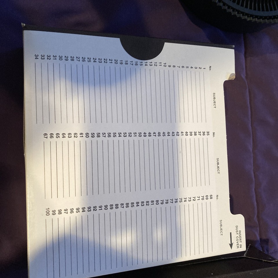 100 Slide Keystone Carousel Tray for Kodak Projector with Dust Cover ...