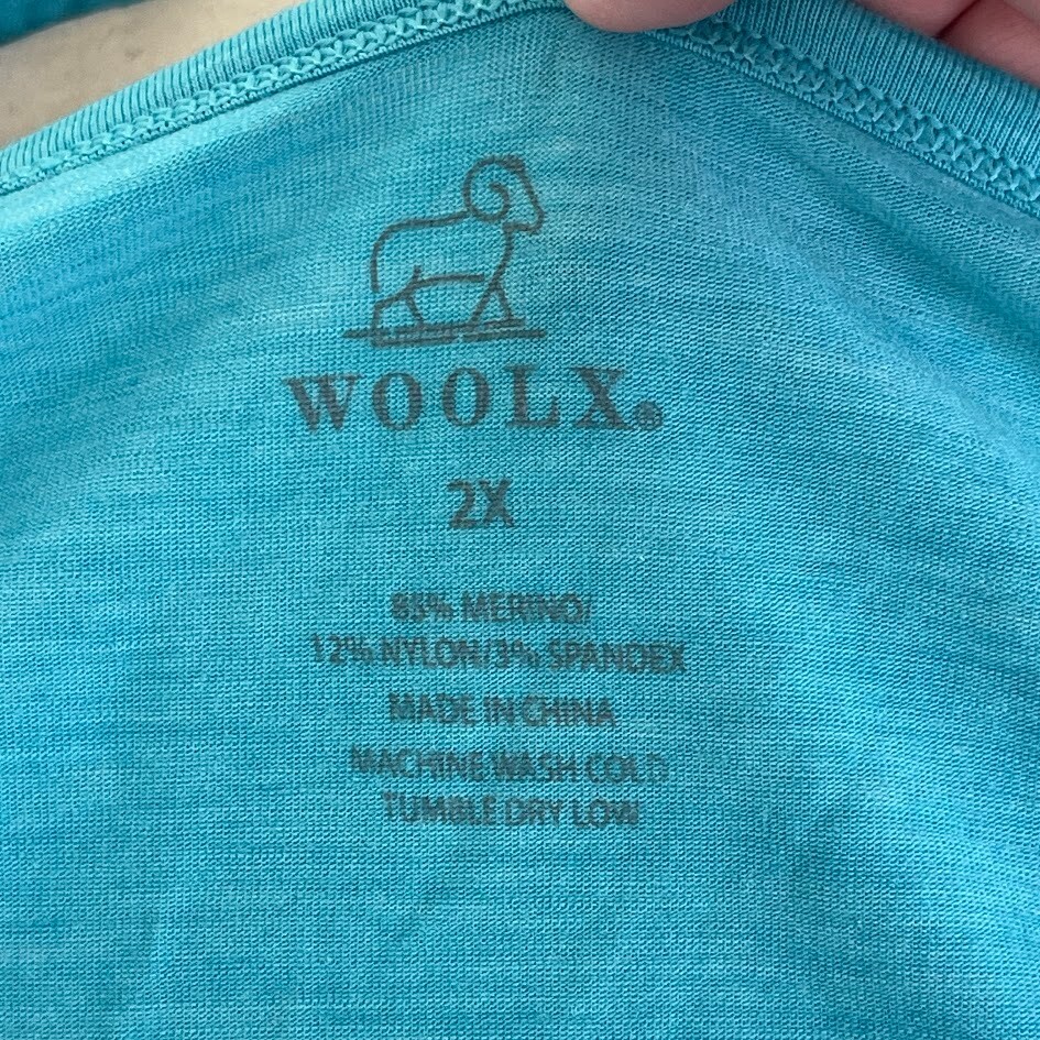 WoolX Womens Merino Wool Stretch Long Sleeve Base Layer Shirt Colorful ...