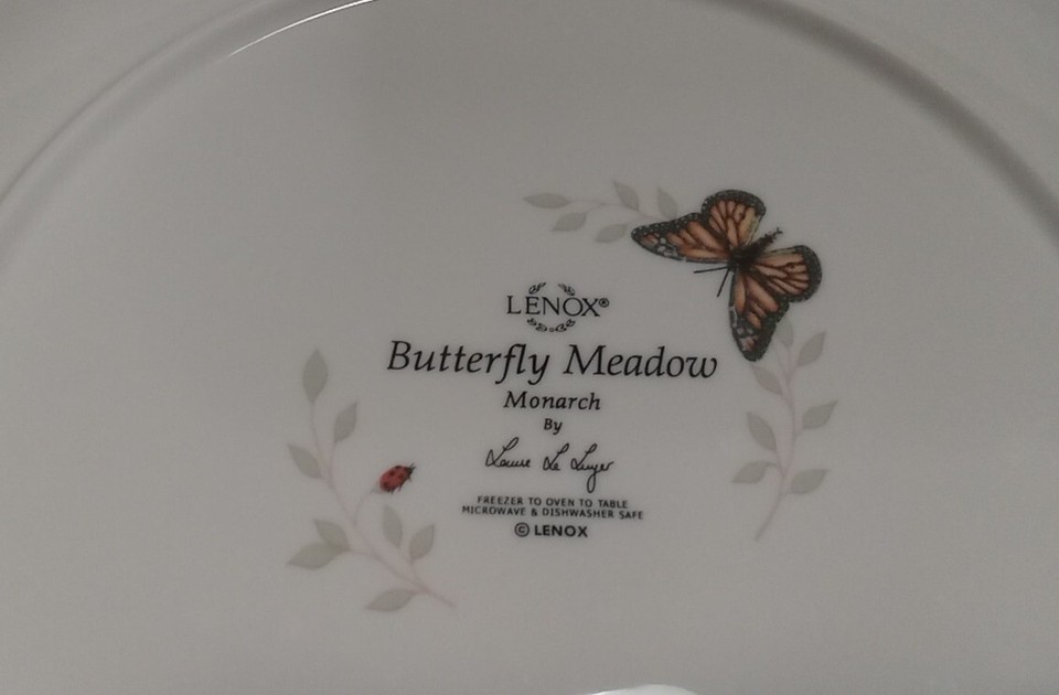 Lenox Butterfly Meadow Monarch Dinner Plate | eBay UK