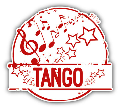Tango Dance Music Label Car Bumper Sticker Decal 5'' x 5'' | eBay