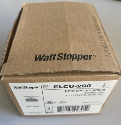 WATT STOPPER ELCU-200-U EMERGENCY LIGHTING CONTROL UNIT 120/277V | eBay