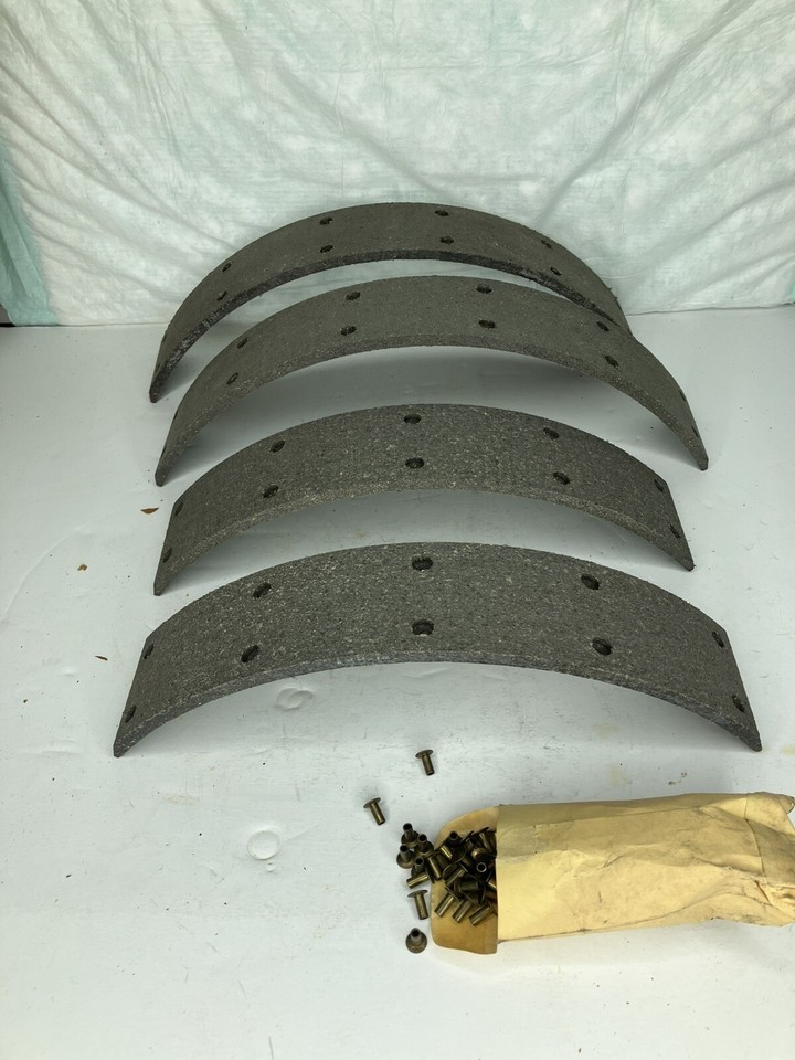 Divco Truck NOS Brake Reline kit w/Rivets OEM#560126 Rear Primary and ...