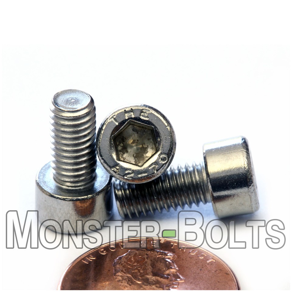 M5 Stainless Steel Socket Head Cap Screws, A2 / 18-8 Metric DIN 912, 0. ...