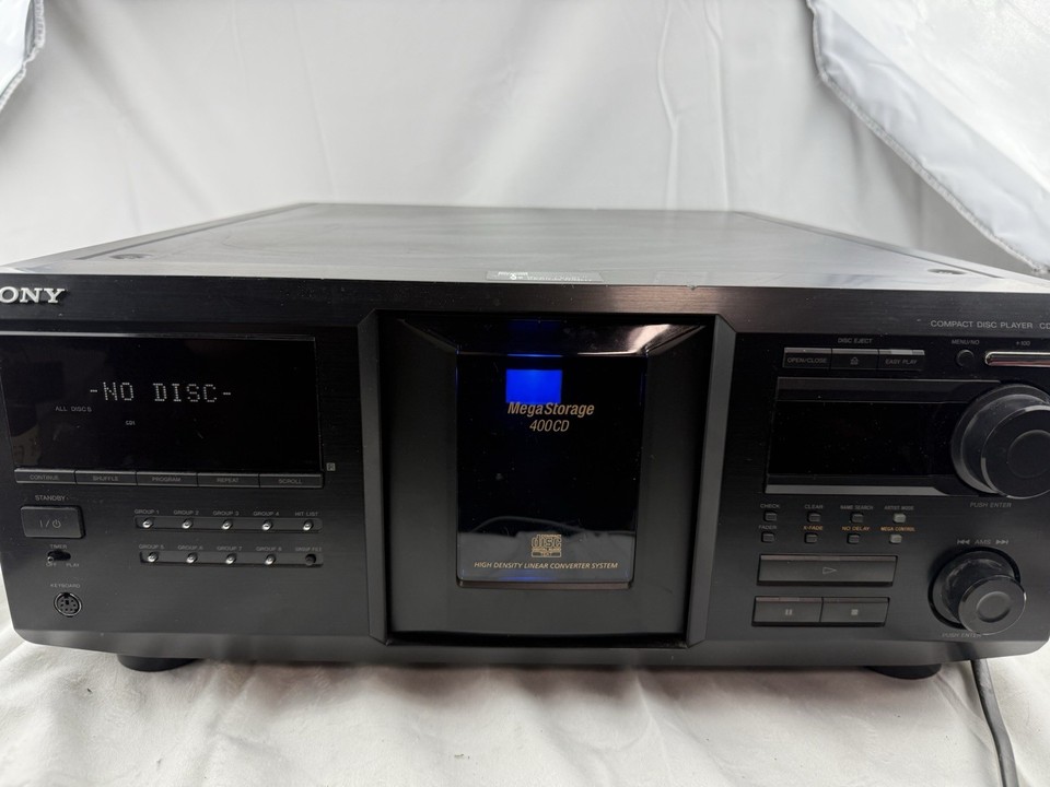 Sony CDP-CX400 Mega Storage 400 CD Disc Changer Player No Remote ...