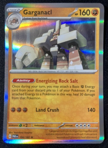 SV04: Paradox Rift #104/182 Garganacl HOLO Pokemon Card | eBay