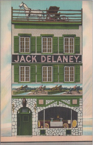 Postcard Jack Delaney's Restaurant Sheridan Square NYC NY | eBay
