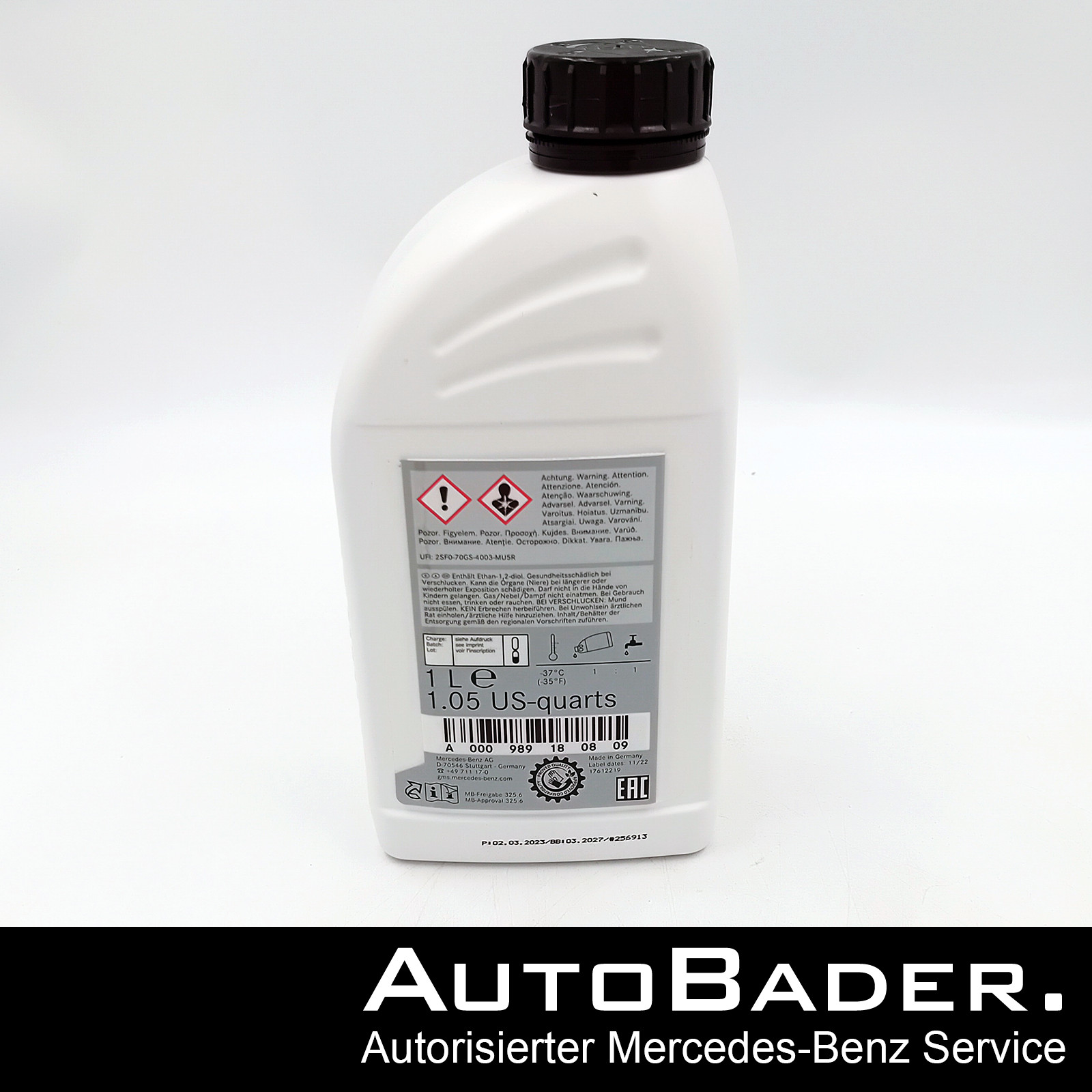 ORIGINAL Mercedes Korrosions Frostschutzmittel 1 Liter 325.6 VIOLETT ...