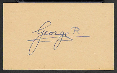 King George VI Autograph Reprint On Original Period 1950s 3x5 Card | eBay