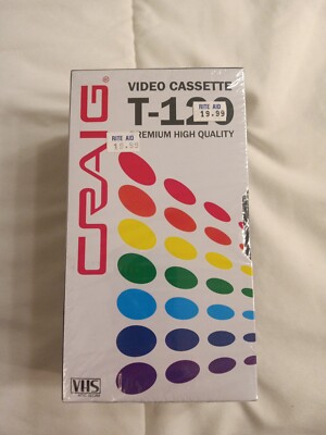 Craig CC358 Premium Blank T-120 VHS Video Tapes, 3-Pack A62 | eBay