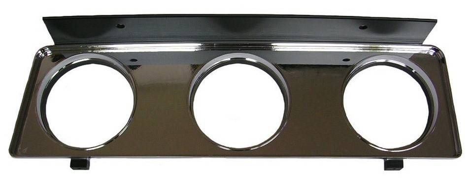 1970 1971 1972 Cutlass 442 3 Piece Wood Grain Dash Kit with Chrome ...