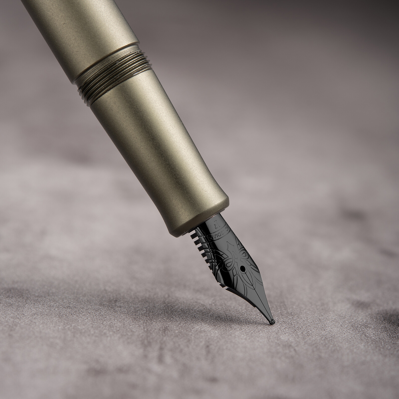 Hongdian M2 Mini Short Fountain Pen EF/F Nib &Converter, Aluminum Alloy ...