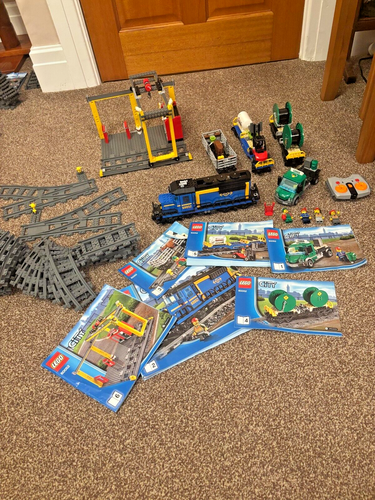 LEGO CITY: Cargo Train (60052) V Rare set with all parts and manuals ...