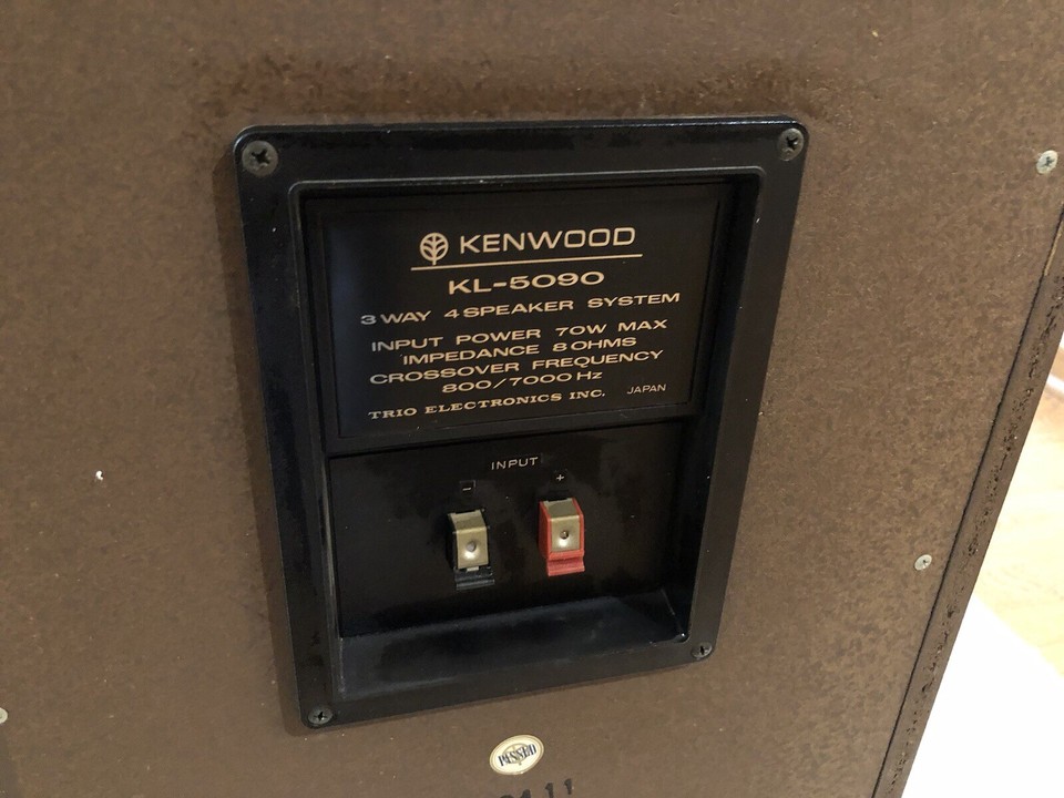2 Kenwood KL-5090 Speakers Vintage Excellent In Original Boxes Rare | eBay