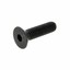Pack Size 10 Black Countersunk Socket 8-32 UNC x 1" Screw G10.9 CSK BSW ...