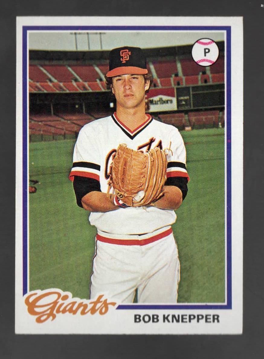 1978 Topps Bob Knepper San Francisco Giants #589 Near Mint or Better | eBay