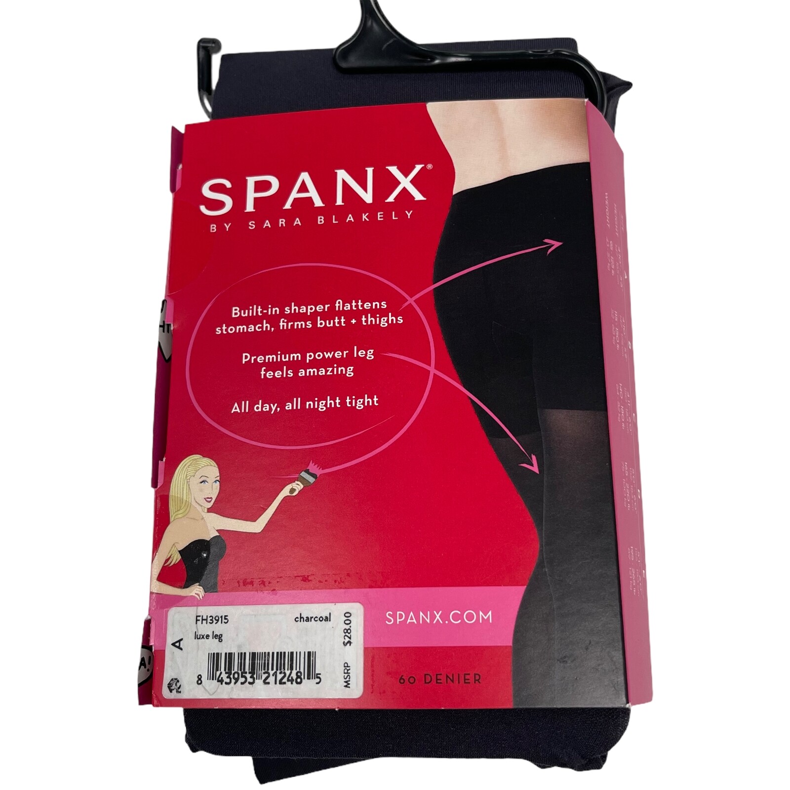 Spanx Shaping Tights Built In Shaper Opaque Brown Blue Gray Firm Luxe Leg FH3915 | eBay