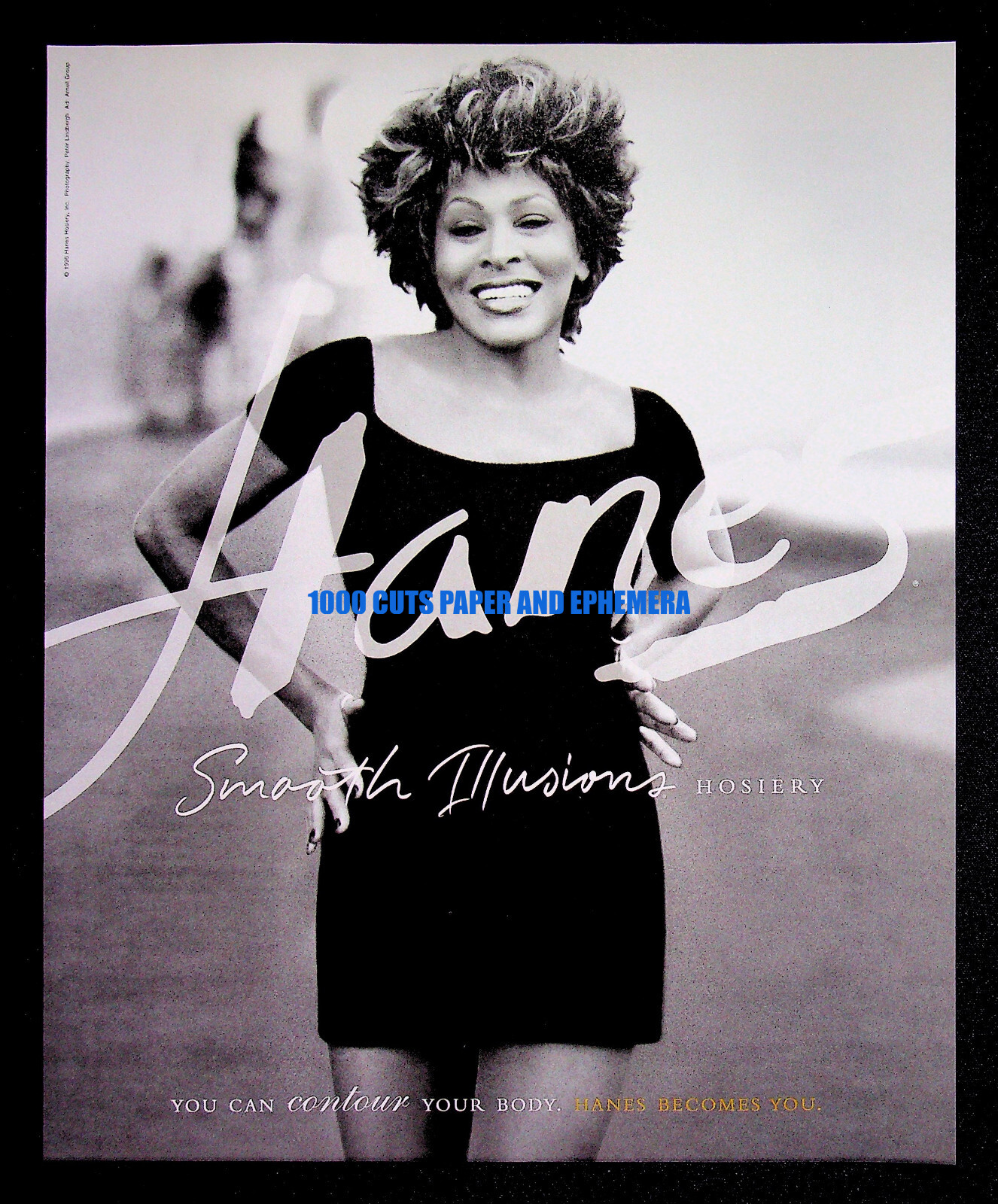 Hanes Smooth Illusions Hosiery 1996 Tina Turner Trade Print Magazine Ad ...