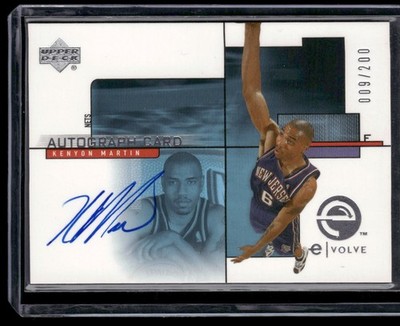 2000-01 Upper Deck #EC3-S Kenyon Martin #/200 Evolve Autograph Nets | eBay