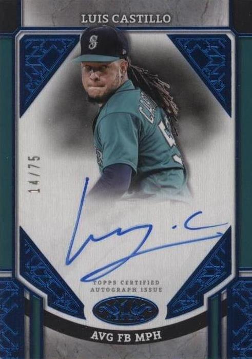 2024 Topps Tier One - Advanced Stats Stars Autographs Luis Castillo # ...