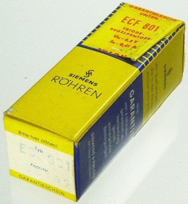 NEW TUBE: Radioröhre ECF801 Siemens OVP [10042] | eBay.de