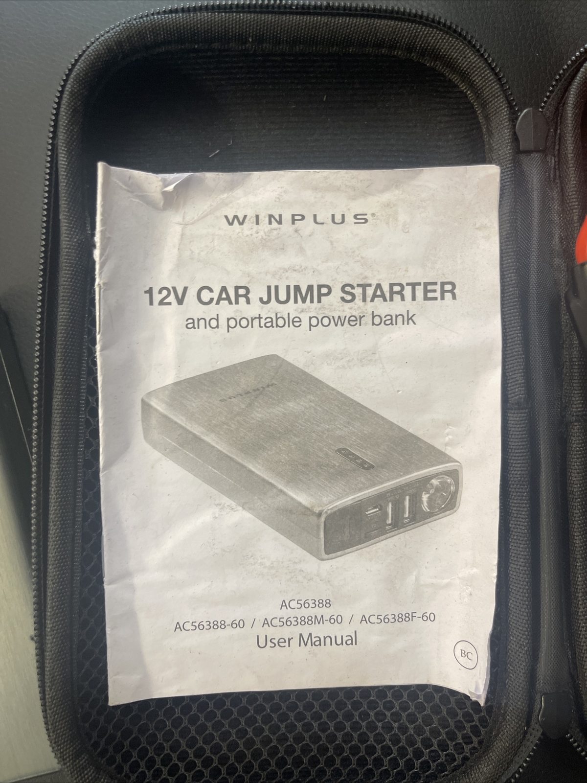 Winplus AC56388 Portable Handheld USB Power Bank Car Jump Start 2700mah ...