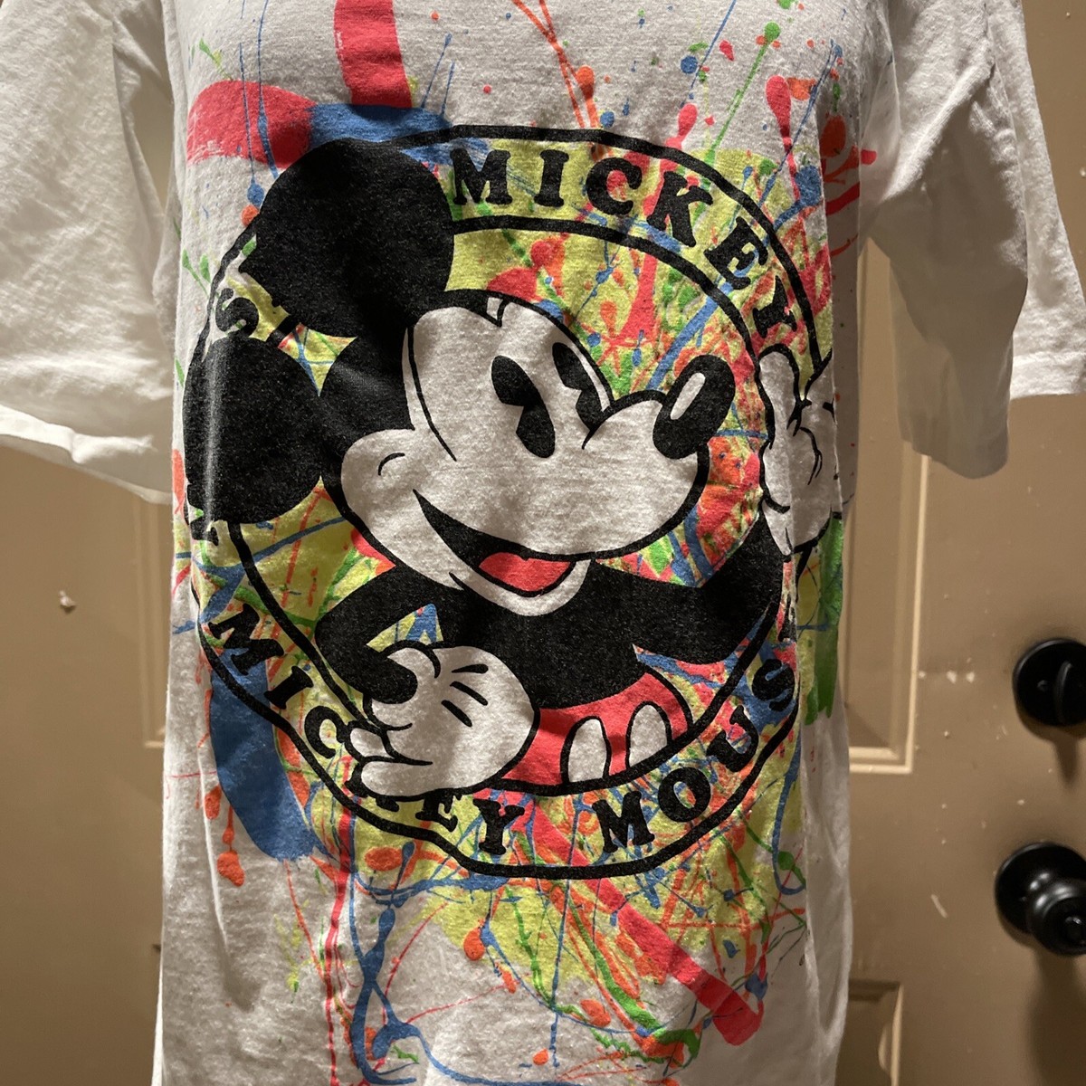 Splatter Paint Mickey Mouse