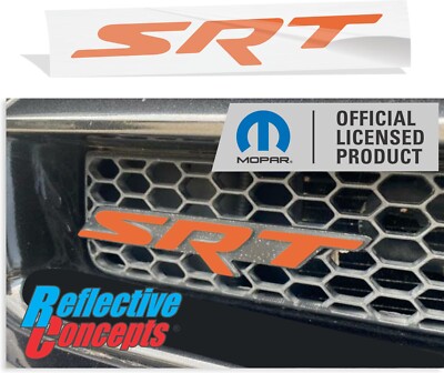 SRT Grille Badge Overlay Decal Sticker - 2006-2014 Dodge Charger SRT8 ...