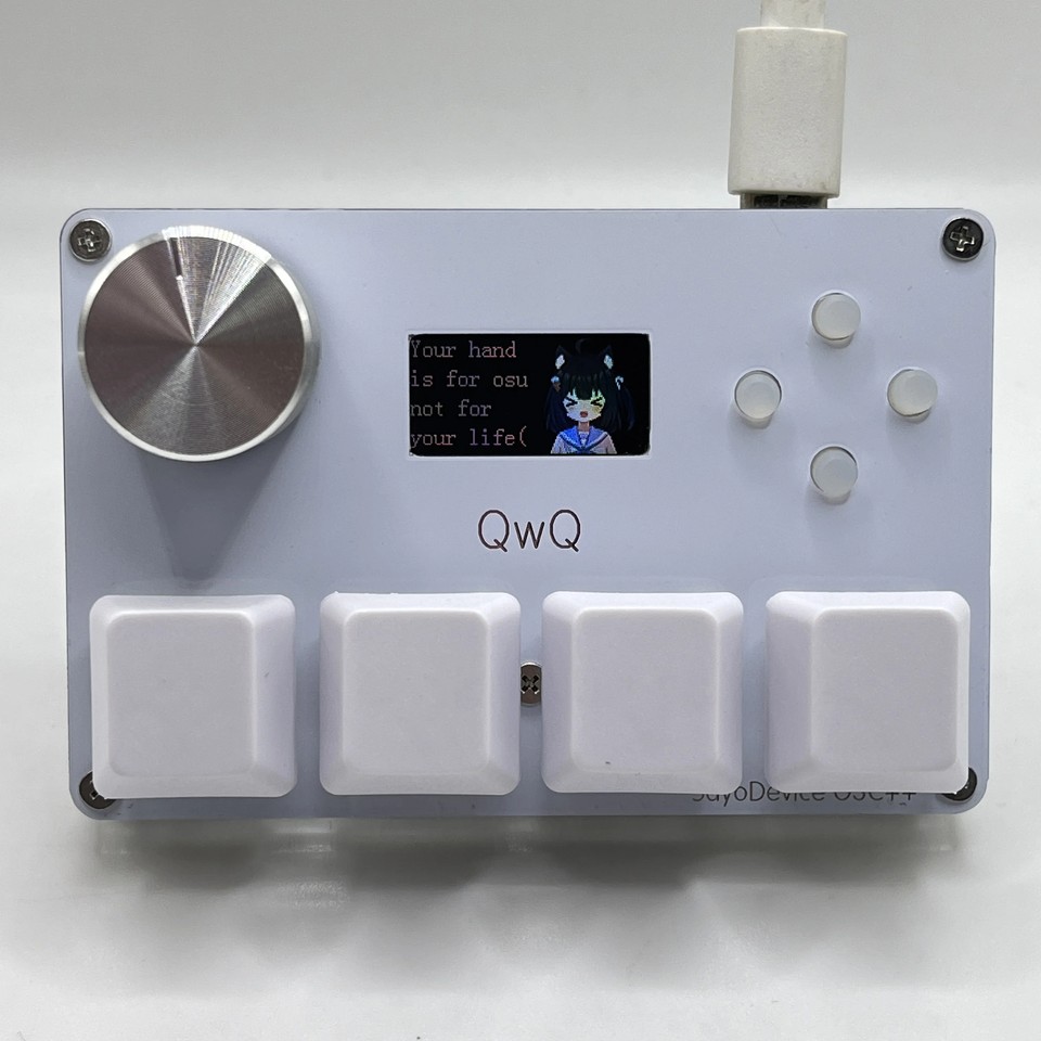 4+4 keys SayoDevice O3C++ OSU Rapid Trigger Hall Magnetic Switches ...