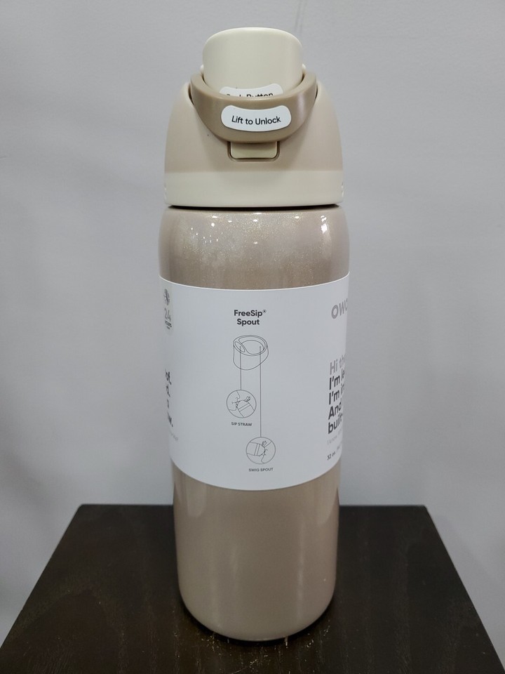 Owala FreeSip Stainless Steel Water Bottle / 32oz / Color: Holiday ...