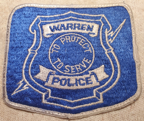 MI Warren Michigan Police Shoulder Patch (3.75In x 4.25In) | eBay