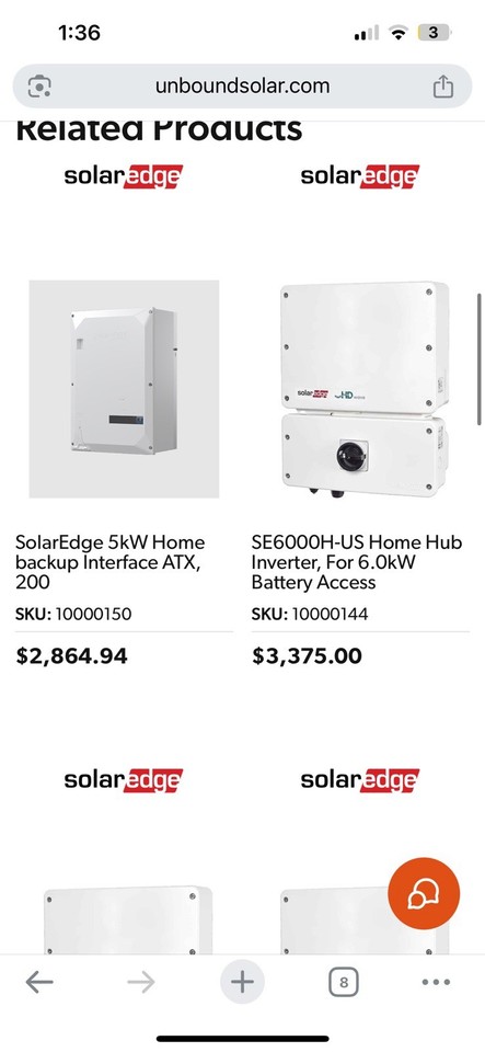 SolarEdge 5kW Home backup Interface ATX,200SKU: 10000150 | eBay