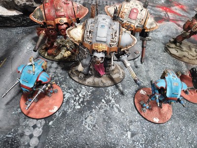 Games Workshop Warhammer 40k Chaos Knight Army Painted Wardogs | eBay