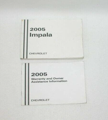 2005 Chevrolet Impala Factory Original Glovebox Owners Manual Book | eBay