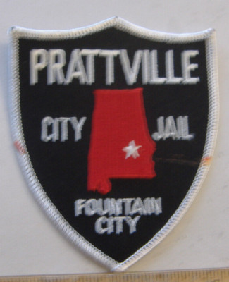 PRATTVILLE CITY JAIL ALABAMA POLICE FABRIC CIRCLE PATCH | eBay