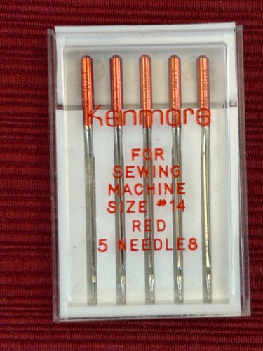 Vintage Sears Kenmore Sewing Machine Needles Red Size 14 (5 Total) | eBay