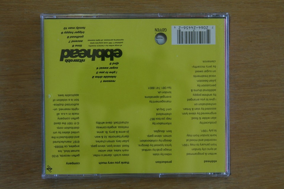 Nitzer Ebb ‎– Ebbhead (Box C678) | eBay