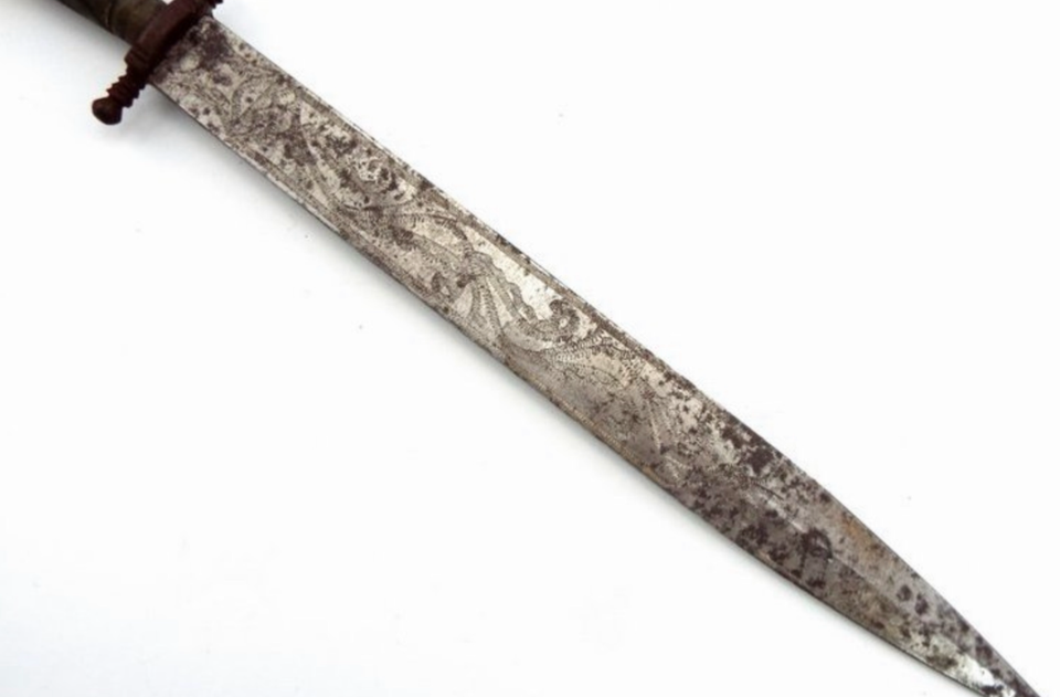 Antique American Engraved Naval Dagger Navy Dirk military Knife 1700’s ...