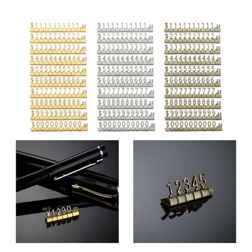 Cubes Price Display Tags Numbers Price Tag Pricemarker Labels Portable ...