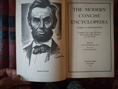 Modern Concise Encyclopedia 15vol full set over 1400 Illustrations/64 ...