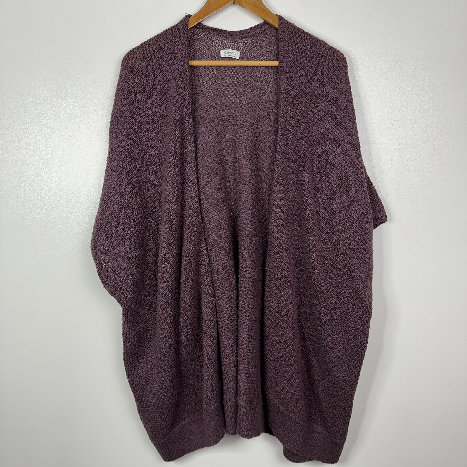 Community Aritzia Iconic Cape Open Knit Open Front Ca… - Gem