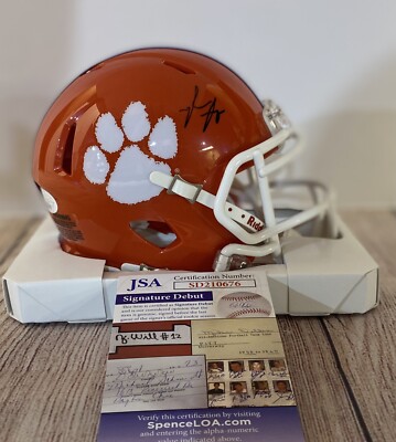 CLEMSON TIGERS MYLES MURPHY SIGNED MINI HELMET JSA COA!!! | eBay