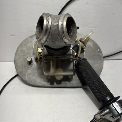 Vintage Harley Davidson Lectron Carburetor, Air Cleaner Backplate ...