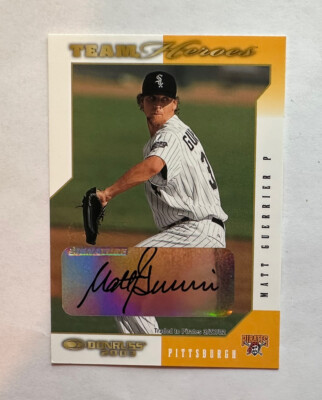 Matt Guerrier - 2002 Donruss Team Heroes Autograph Auto RC Rookie Rare ...